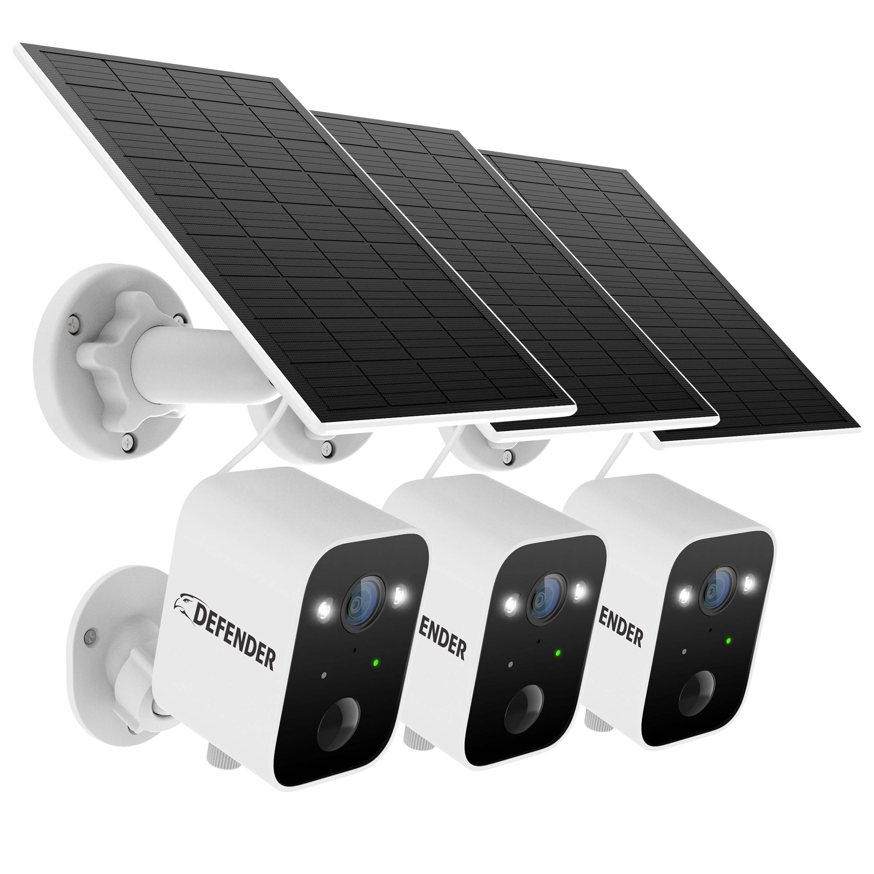 Solar Powered 4K AI EverWatch Wireless Security Camera, 3W Solar Panel