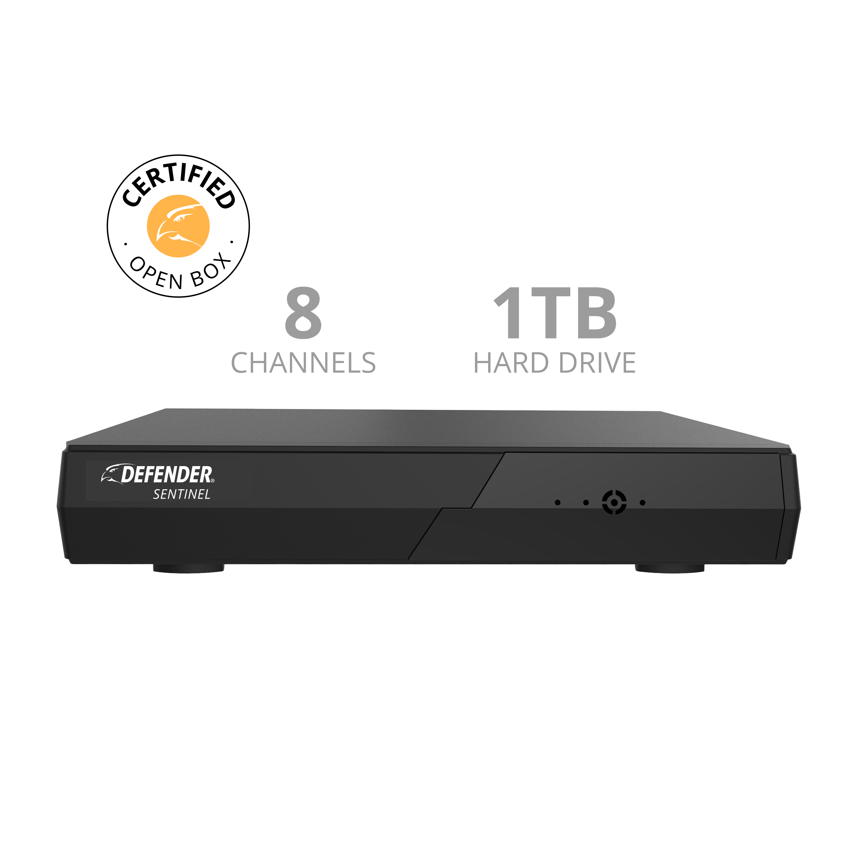 Sentinel 4K 8 Channel NVR with 1TB HDD (Certified Open Box)