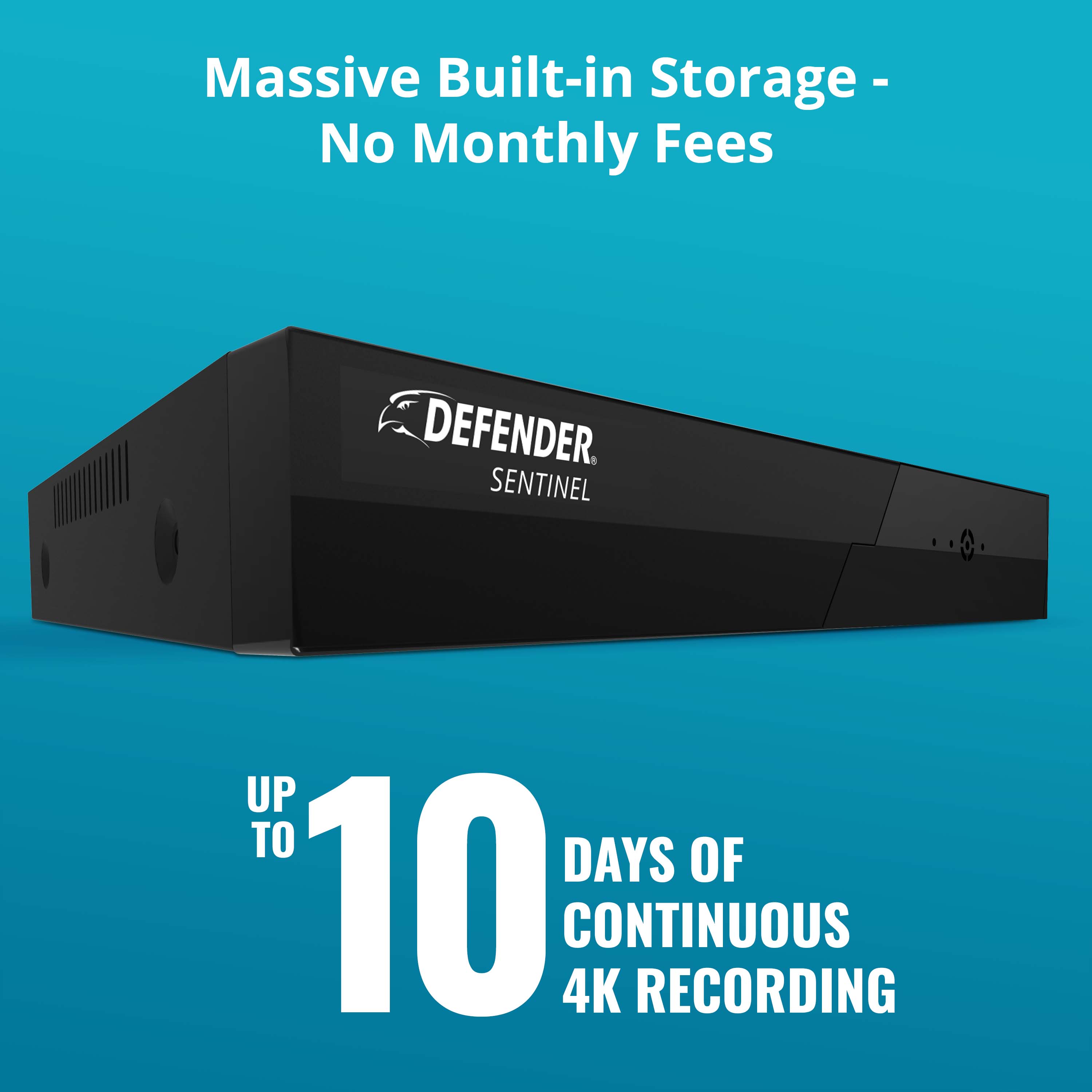 Sentinel 4K 16 Channel NVR with 2TB HDD